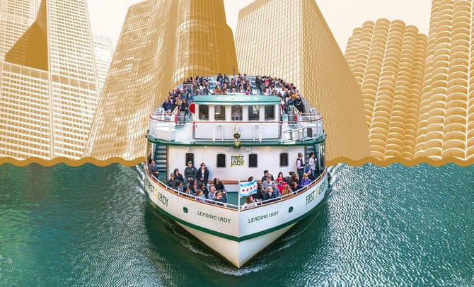 Chicago Architecture Center River Cruise aboard First Lady | Chicago ...